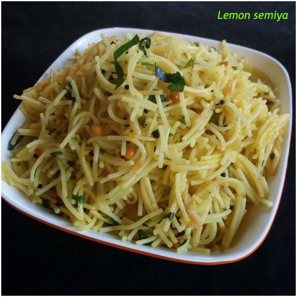 Lemon Semiya – Chitra's Recipes
